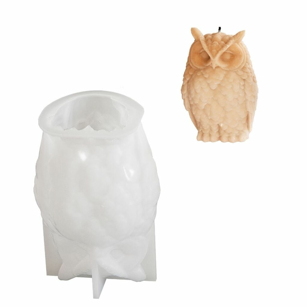 Сова силиконовая форма