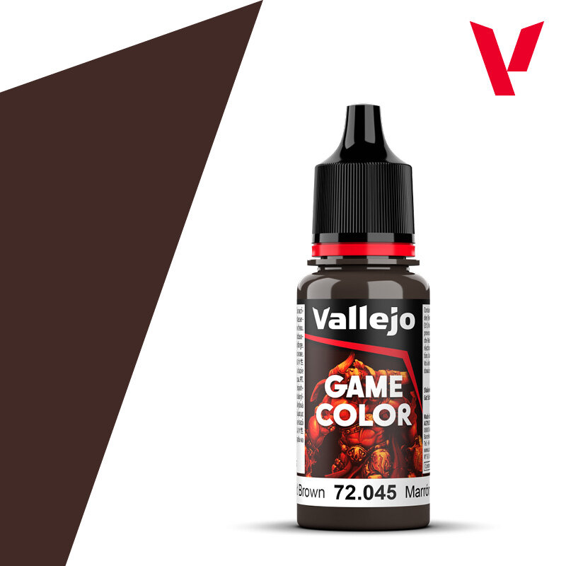Краска g72045 Vallejo Серии Game Color Charred Brown (Обугленный Коричневый) 18ml