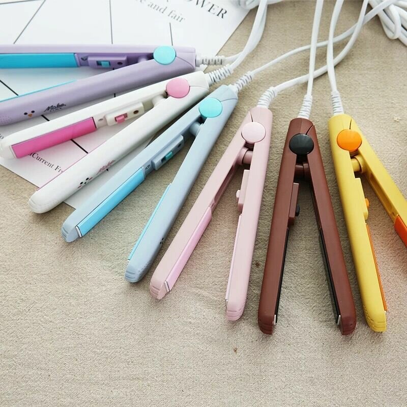 Мини-щипцы, для завивки и выпрямления волос, мощность случайная, без упаковки