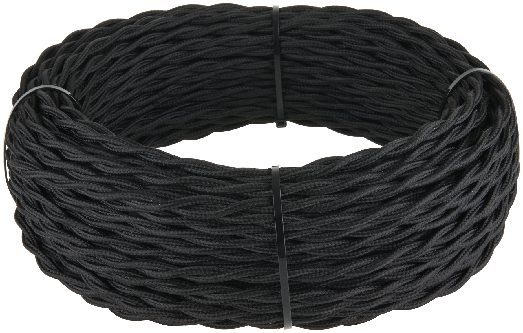 Ретро кабель витой 2х2,5 (черный) 50 м W6452608