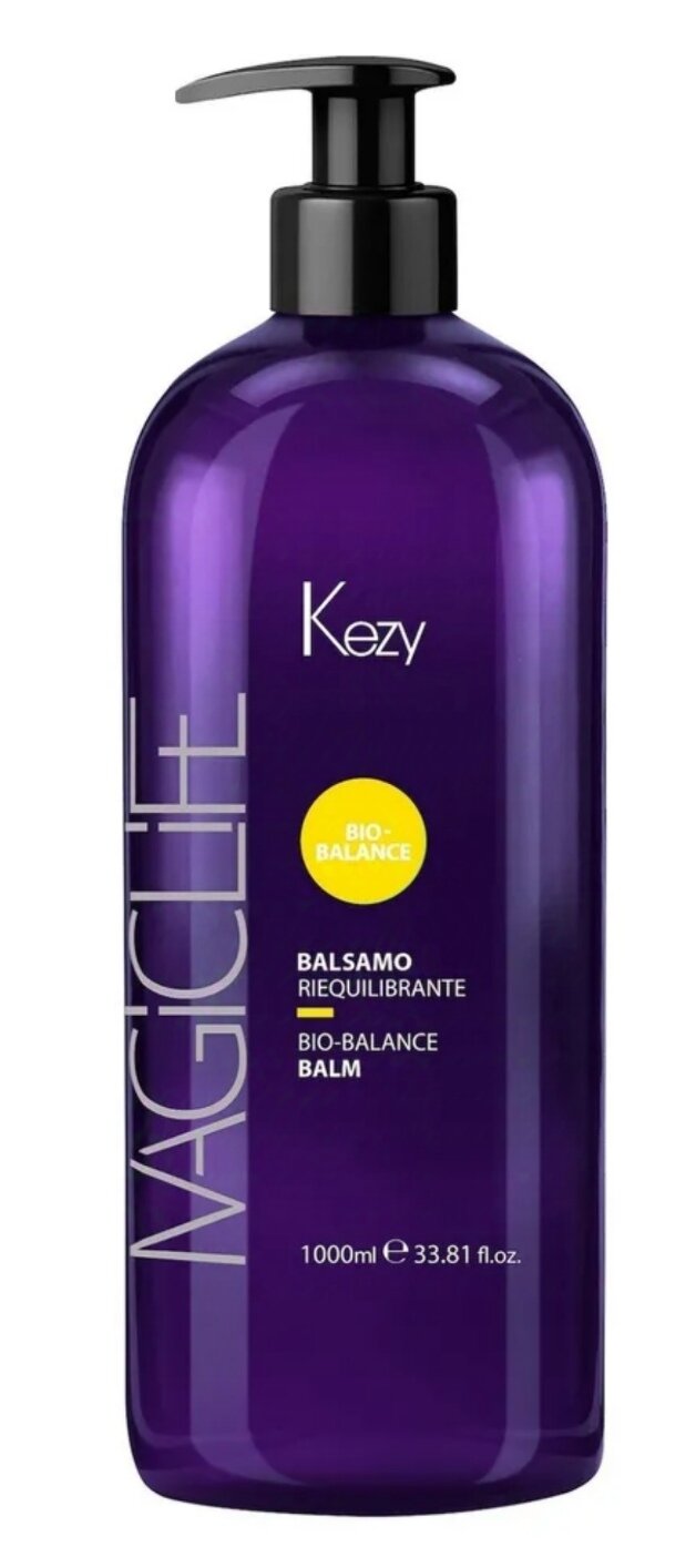 Бальзам для нормальных и тонких волос с жирной кожей головы Bio balance balm MAGIC LIFE BIO BALANCE 1000 мл KEZY