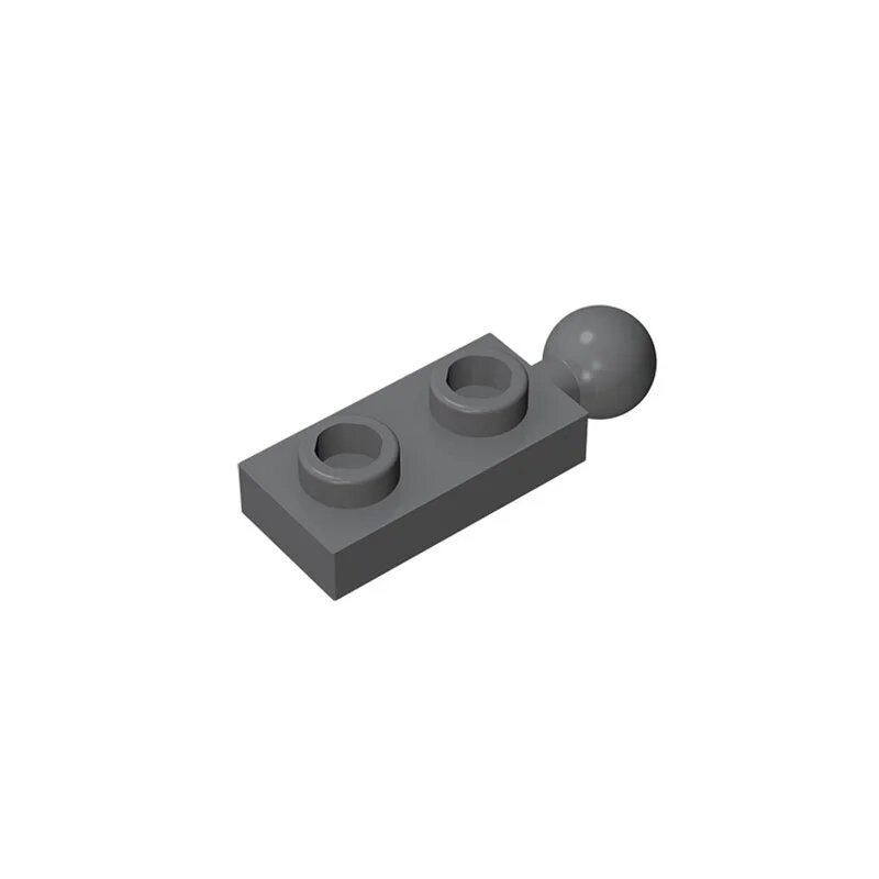 Серый LEGO 1x2 с шаром, Цвет: 199-dark grey