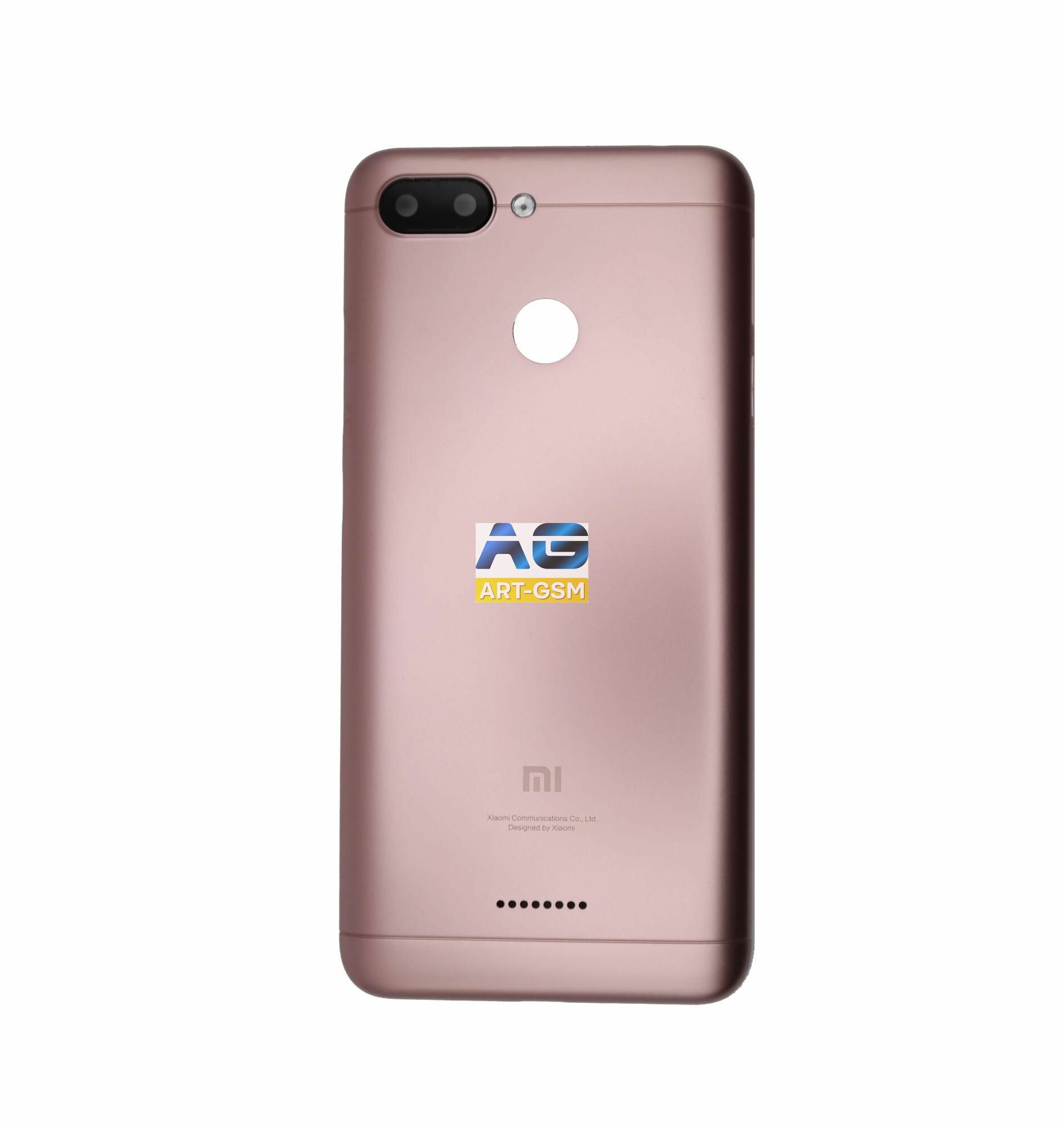 Задняя крышка для Xiaomi Redmi 6 Розовый