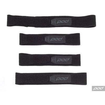 Стрепы наколенников подростковых POD KX YTH (Black/Gray, OS, 2026 (KP330-014-YTH))