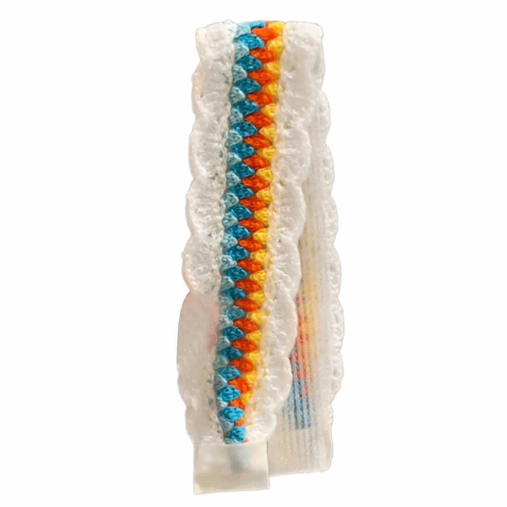 Ретро вязаные наклейки для волос на липучке взрослых с повязкой голову-стиль 9