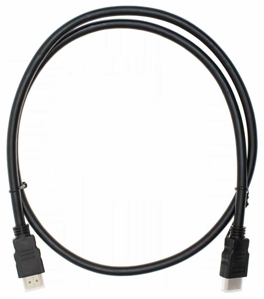 Кабель аудио-видео Cactus CS-HDMI.1.4-1 HDMI (m)/HDMI (m) 1м. позолоч. конт. черный