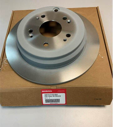 Диск тормозной задний Honda CR-V 2007-2012, CR-V 2.0 2013-2016 (Оригинал)