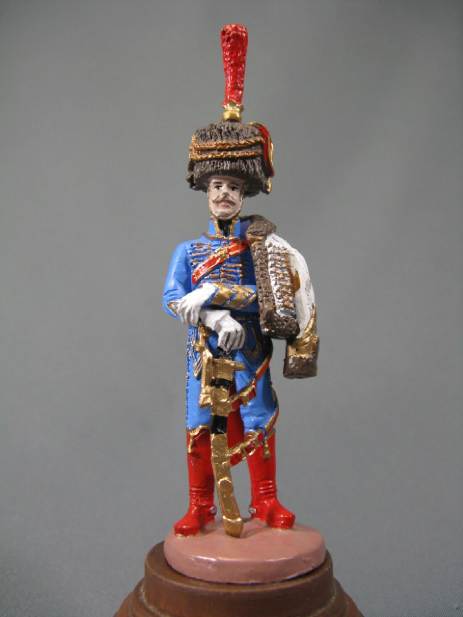 Оловянный солдатик Капитан 5-го гусарского полка, 1809-1812 гг.