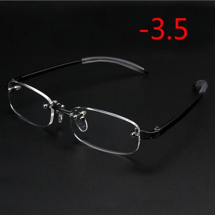 Очки без оправы для близорукости -3.5, Myopia 350