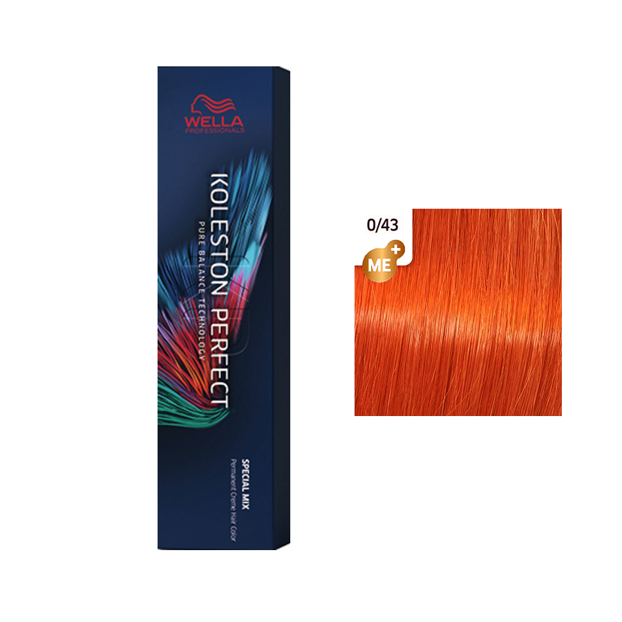 Wella Koleston Perfect ME+ 0/43 - Стойкая краска красный золотистый 60 мл