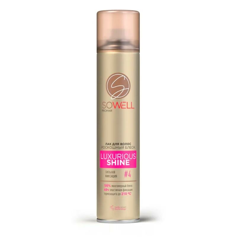 Лак для волос SOWELL Роскошный блеск 300 мл
