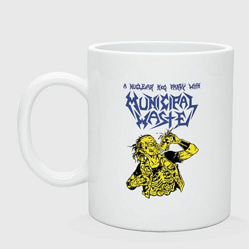 Nuclear keg party with Municipal Waste Керамическая кружка