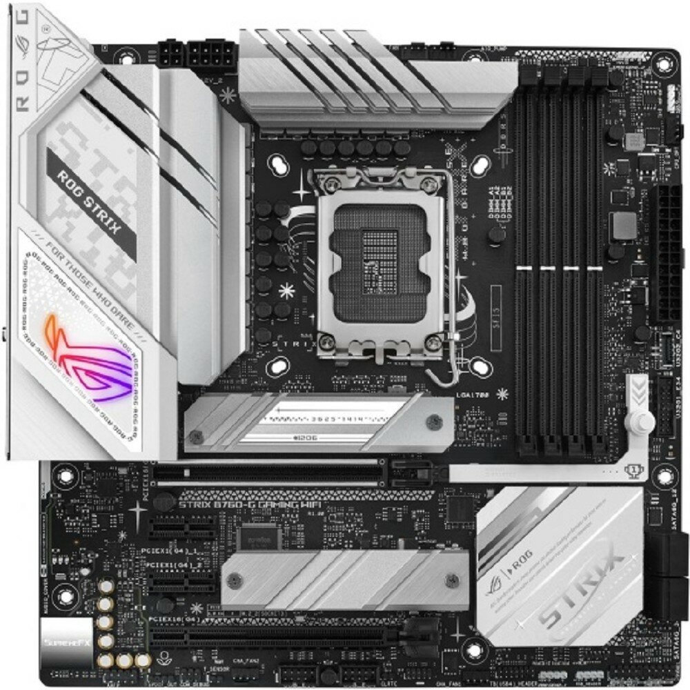 ASUS Материнская плата ROG STRIX B760-G GAMING WIFI LGA 1700 4хDDR V 2хM.2