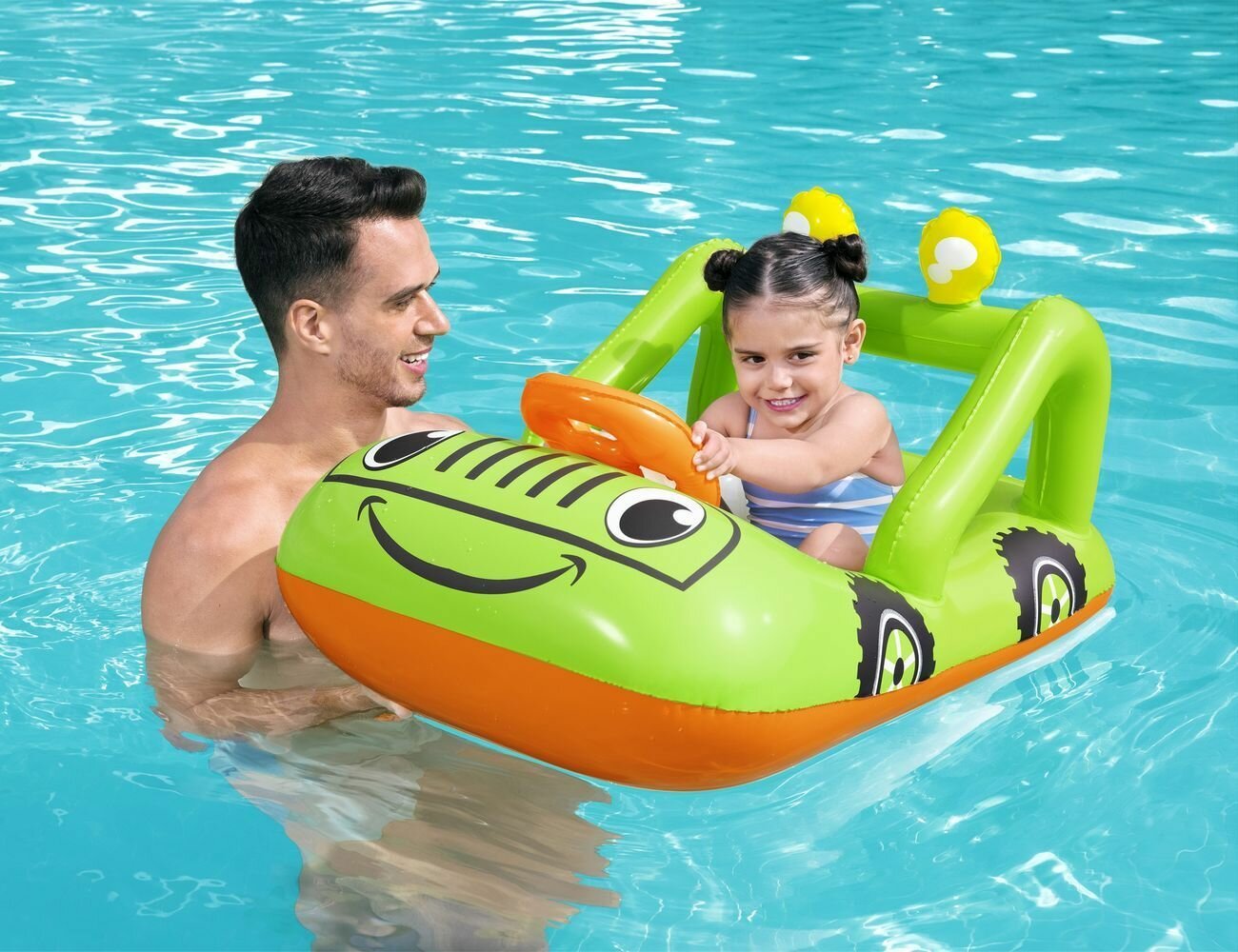 Детская надувная лодка Машинка, 92х61 см, от 3 лет, BestWay