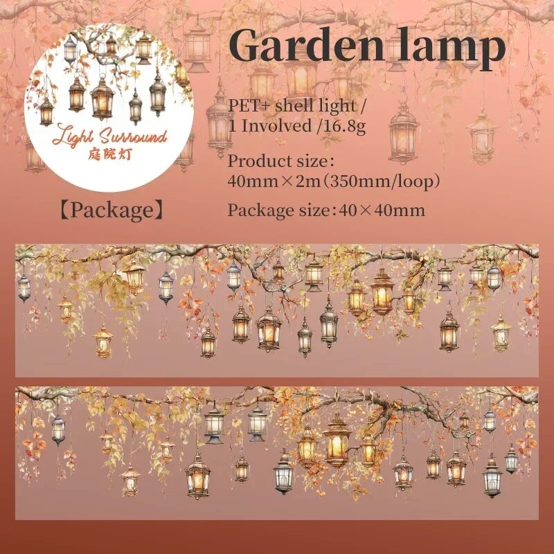 Гирлянда садовая с фонариками, 2 м, Color: JD-DGHR-05