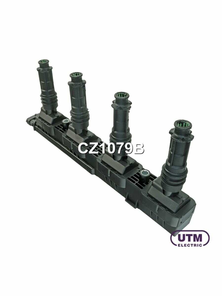 Катушка зажигания UTM CZ1079B, для Opel, Suzuki, передняя, черная