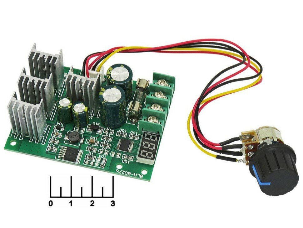 Радиоконструктор регулятор скорости двигателя с ШИМ 30A 6-60V
