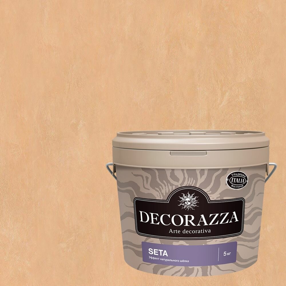 Декоративная штукатурка с эффектом натурального шелка Decorazza Seta (5кг) ST 11-75
