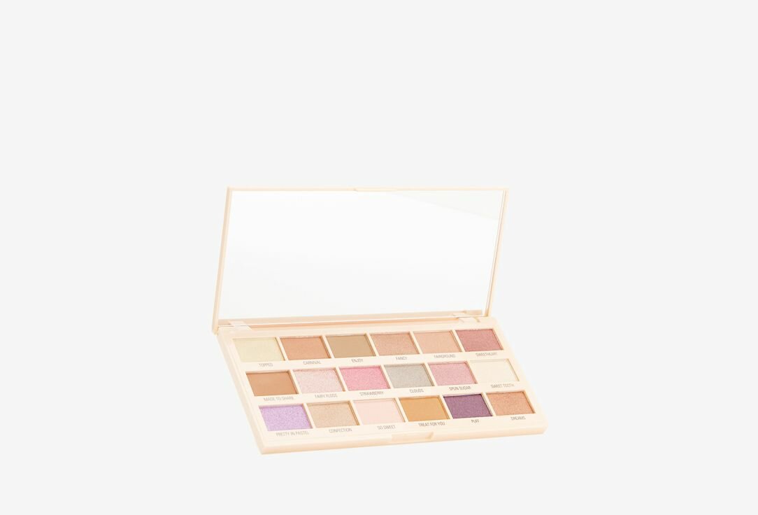 Палетка теней для век I HEART REVOLUTION Chocolate 18 г Cotton Candy