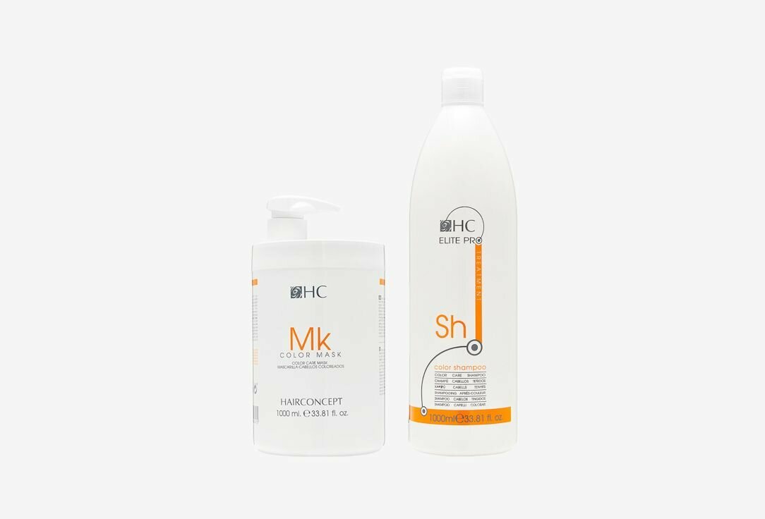 Набор для Окрашенных волос шампунь+маска HAIR CONCEPT ELITE PRO 2000 мл