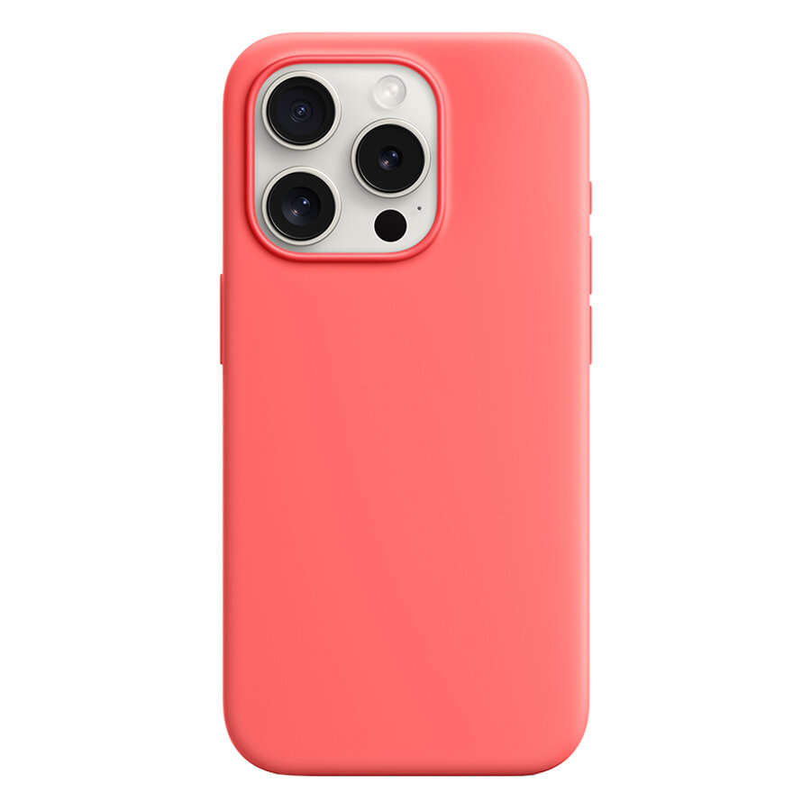 Чехол Silicone Case with MagSafe и Анимация цвета для iPhone 13 Pro 6.1", розовый цитрус (8)