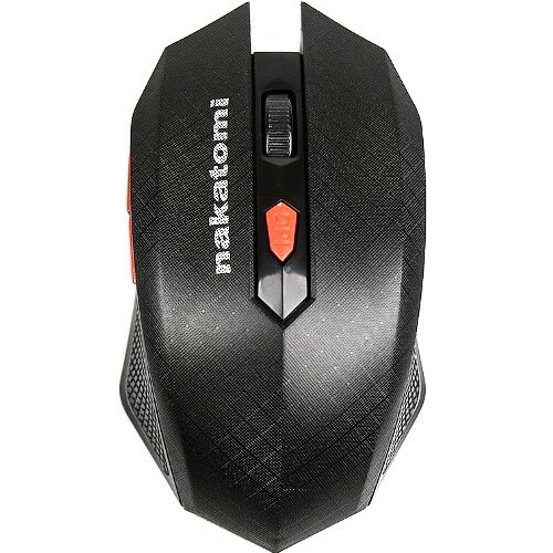 Мышь bluetooth Nakatomi MRON-08UBT DPI 1600 6кн - чёрно-оранжевая