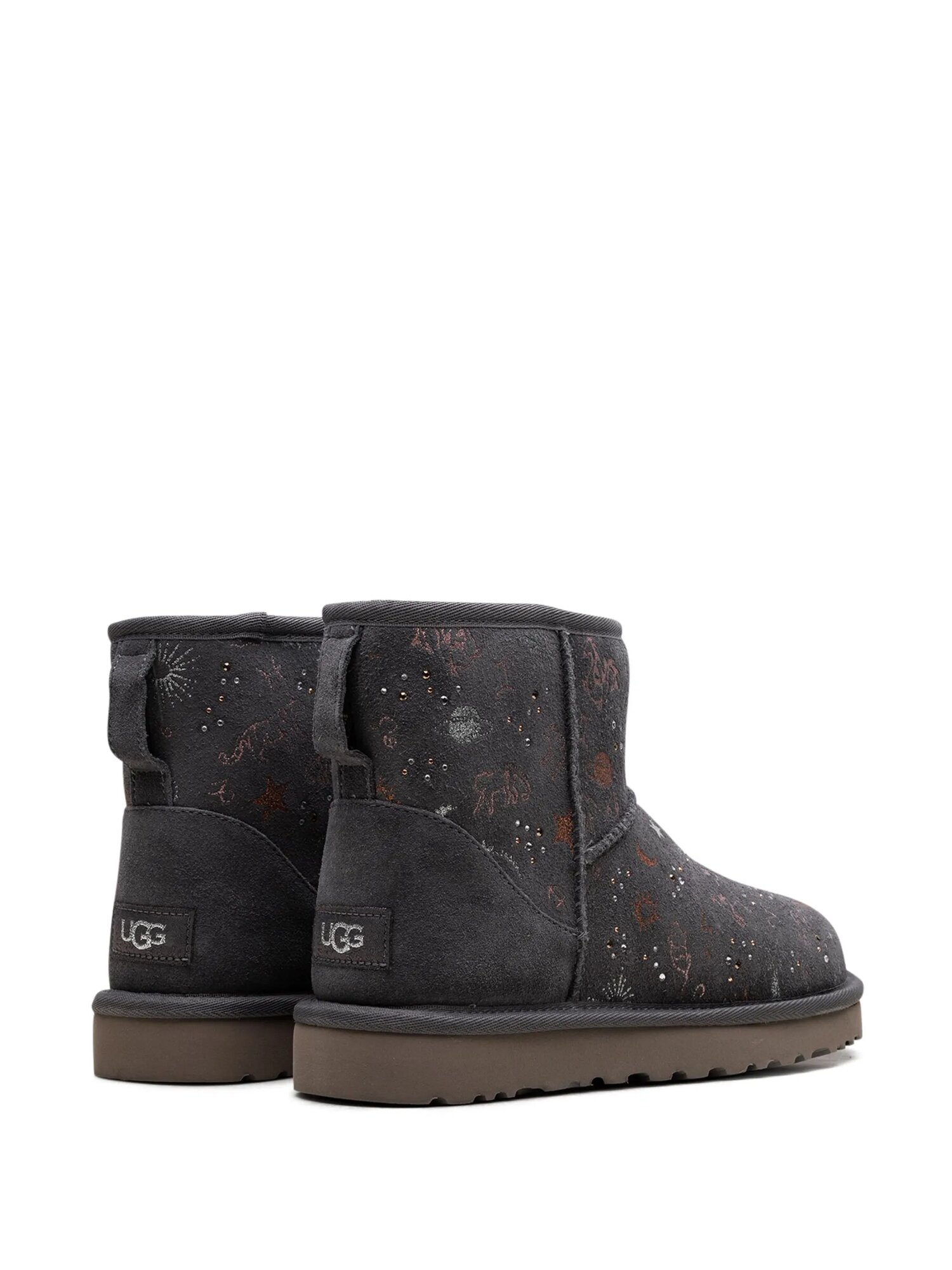 Ботинки UGG Classic Mini Zodiac, размер 5 US, серый — фото 1