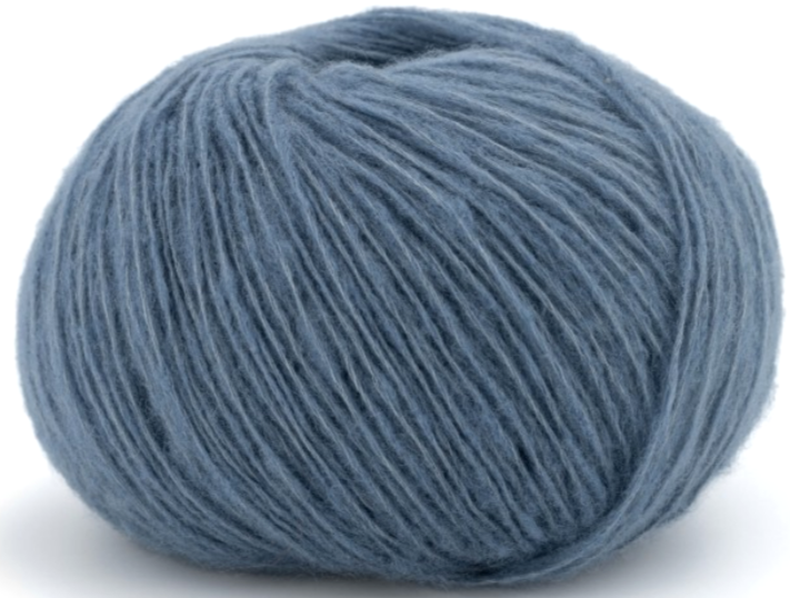 Roma /Рома/ пряжа Lamana (80% кашемир, 20% шелк), 20г/160м (46, basaltblau (синий базальт), синий, New!)