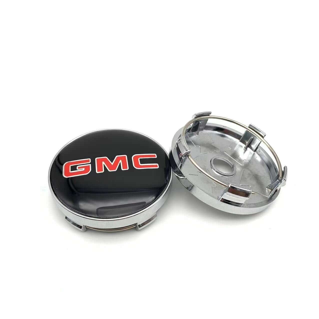 Колпачки заглушки на литые диски GMC 60/56/10мм, 4 шт.