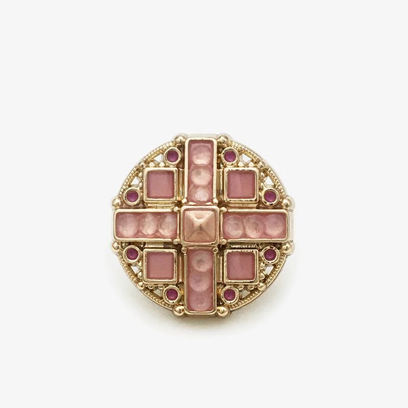 Пуговица декоративная, 22.5mm, розовый цвет