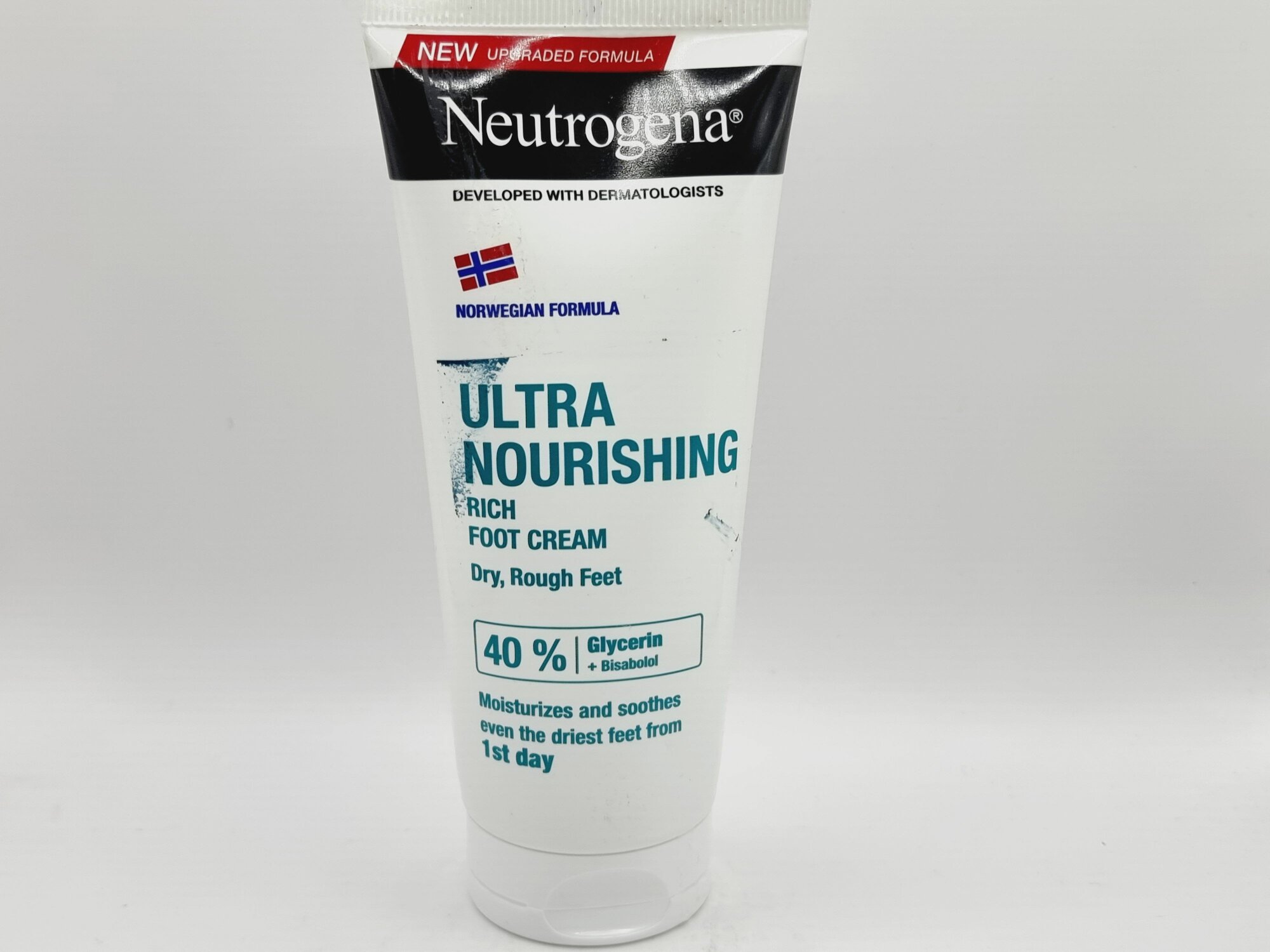 Neutrogena питательный крем для ног с бисабололом и глицерином, 100 мл (Франция)