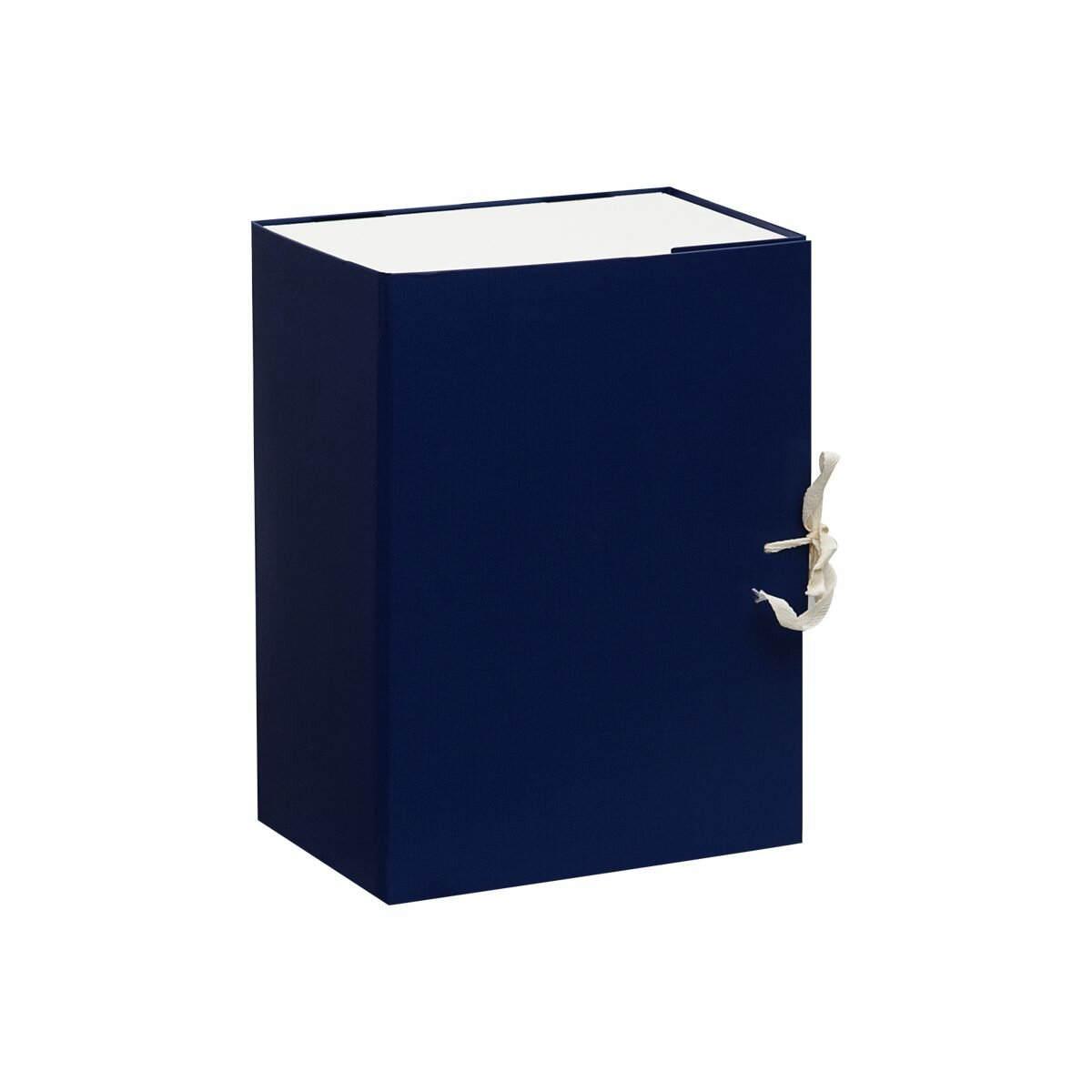 Короб архивный OfficeSpace (А4, 150мм, картон/бумвинил, разборный) синий (284723)