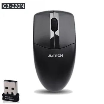 A4Tech Мышь беспроводная G3-220N, черный