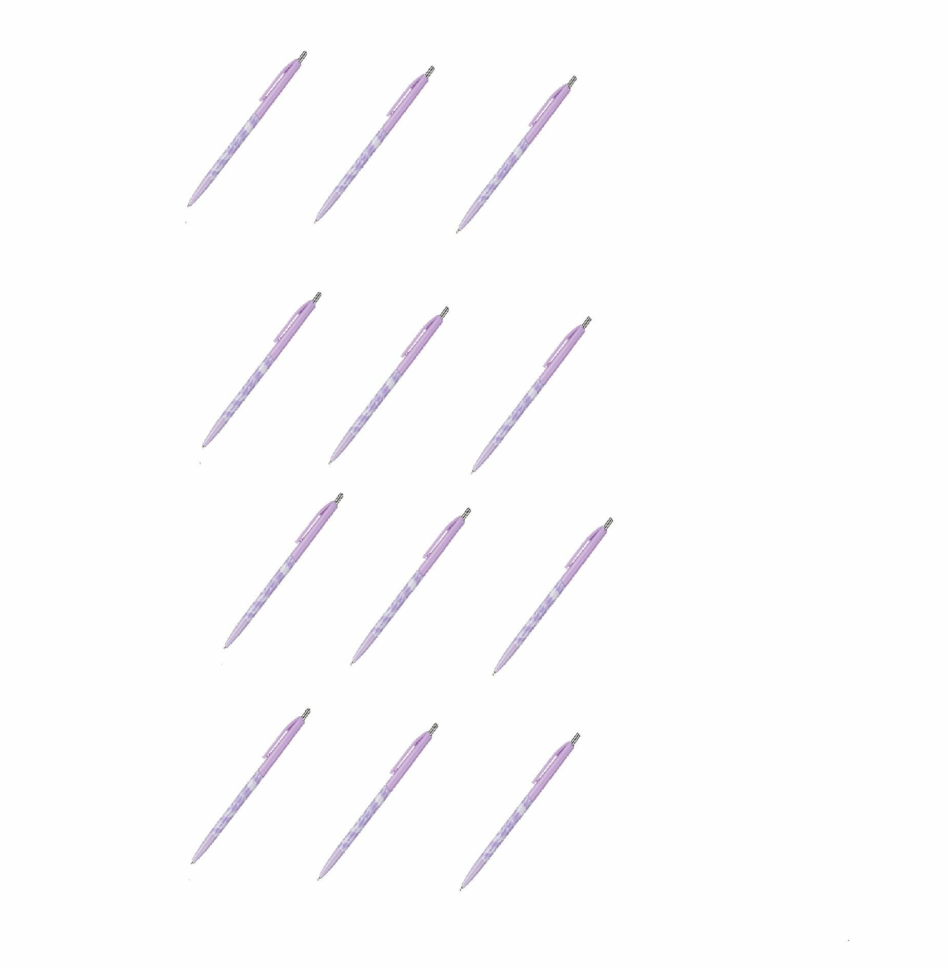 M&G Ручка шариковая автоматическая Lavende, стержень синий, 12 уп