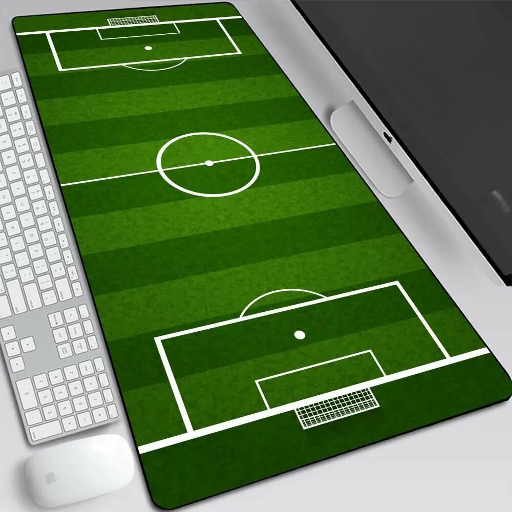 Footballmania Игровой коврик для мыши Обычный коврик для мыши, XXL, зеленый, белый YZ