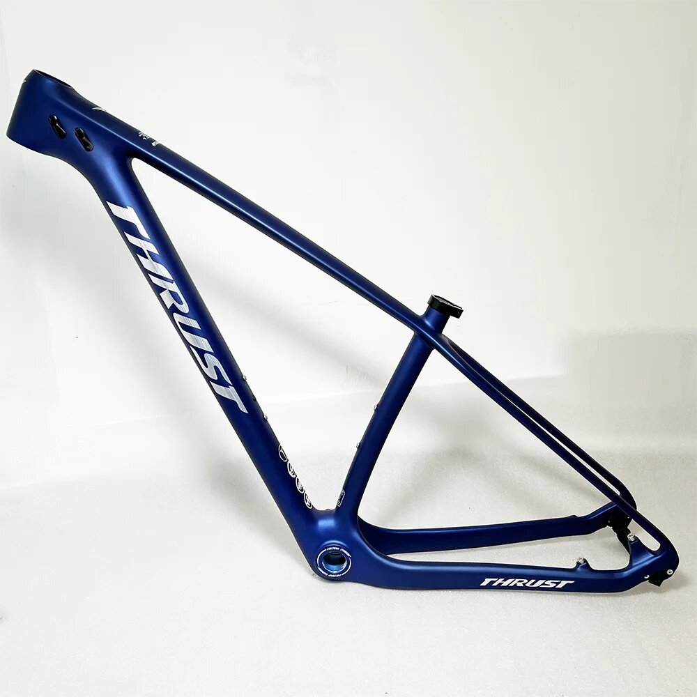 Карбоновая рама THRUST 29er 15 17 19 Карбоновая рама mtb BSA BB30 Велосипедная рама boost mtb рама 148 12 quadro carbono mtb 29er Синий, 29er 17 BSA BOOST, TF110