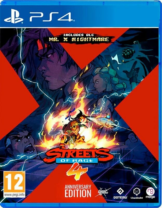 Игра Streets of Rage 4. Anniversary Edition (русские субтитры) для PS4