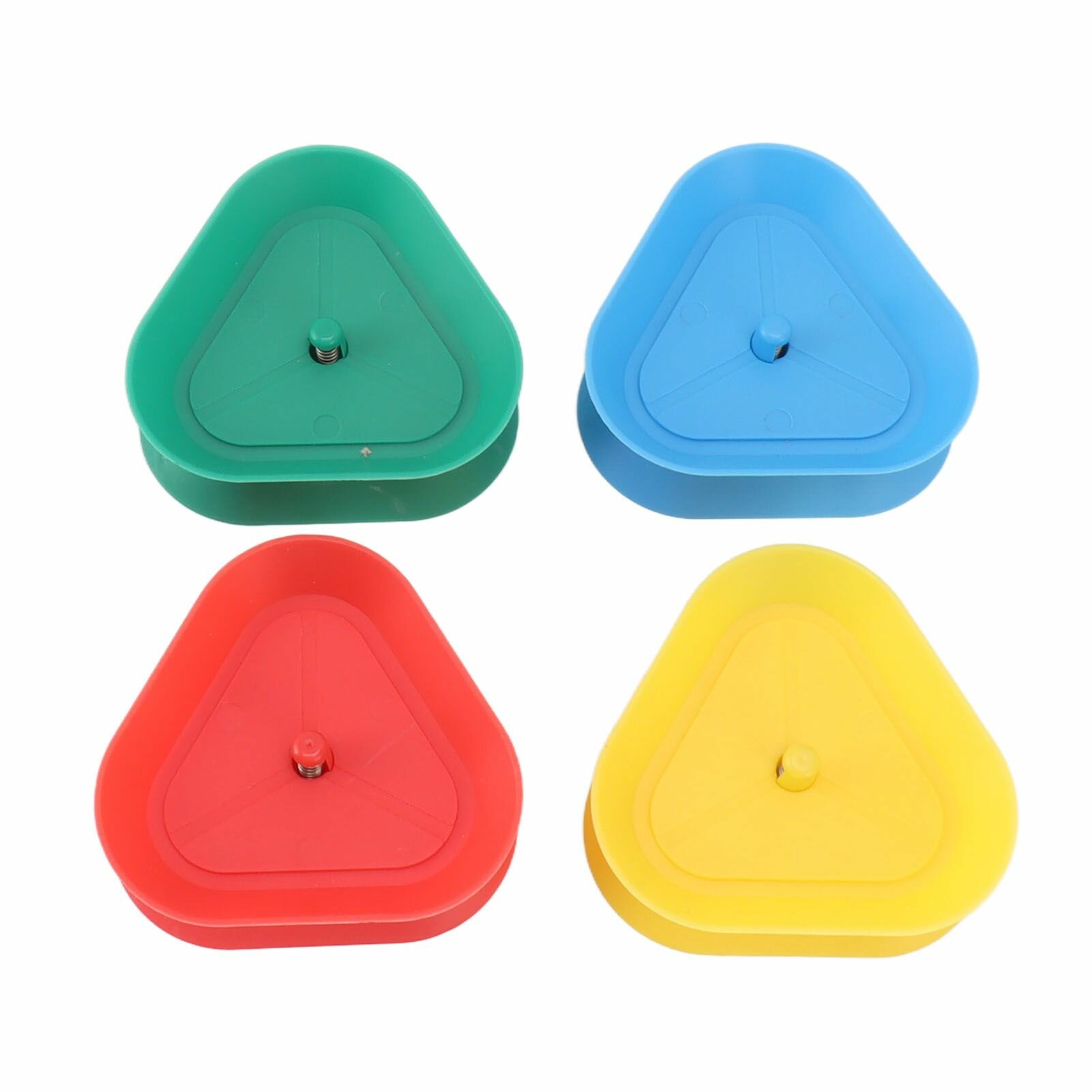 4PCS треугольный держатель для покерных карт, пружинный дизайн, пластиковый держатель для игральных карт без рук для игры в казино