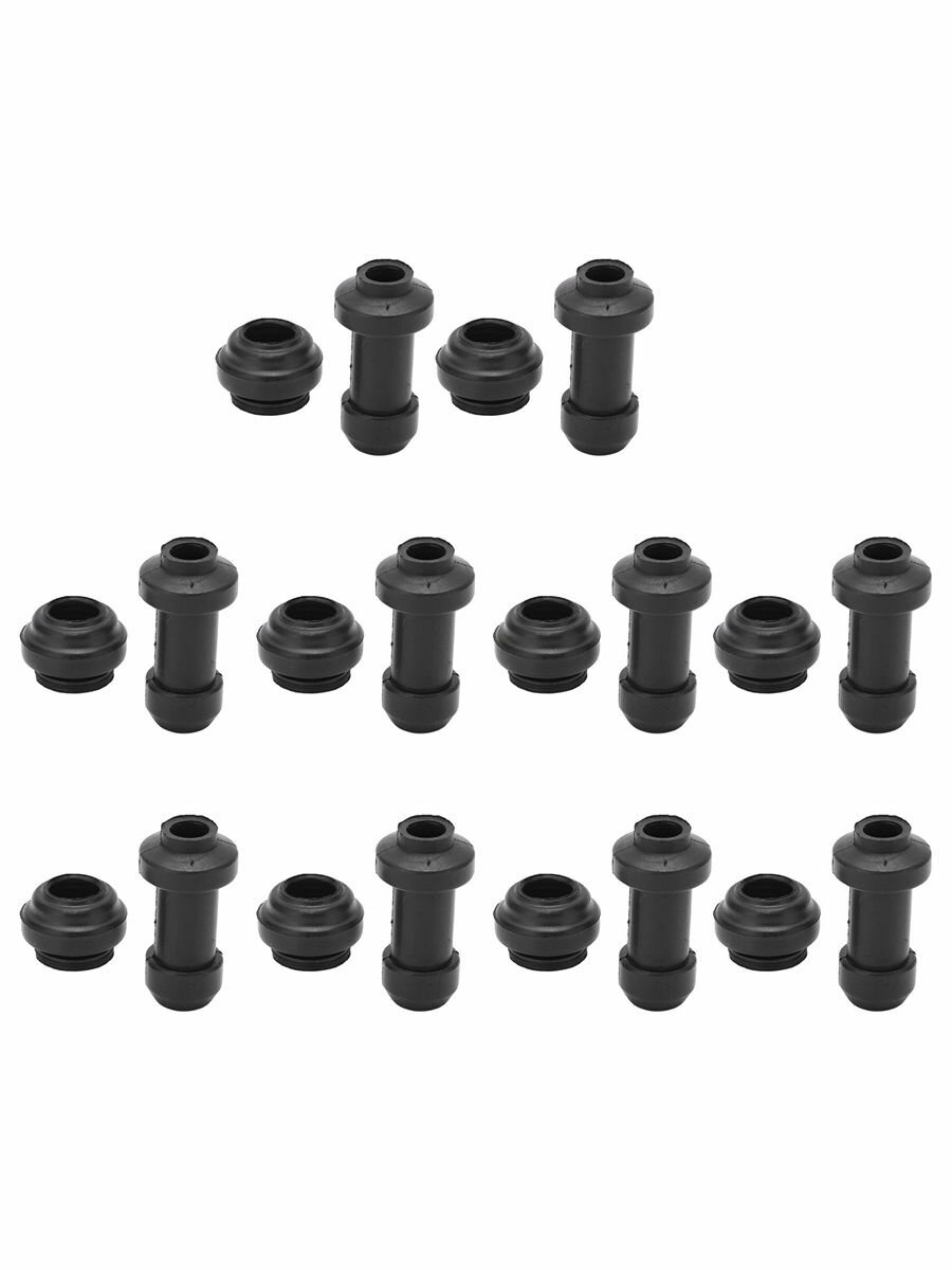 10 шт. пылезащитные чехлы для суппорта дискового тормоза мотоцикла, длинные и короткие, высокоточная резина, универсальные, подходят для большинства мотоциклов