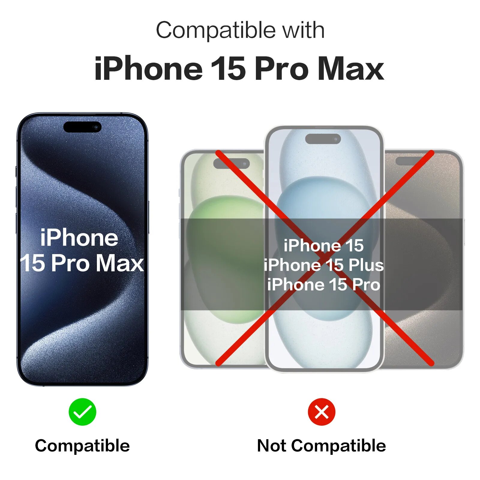 Защитная пленка SmartDevil 2 шт. для iPhone 15 Pro Max