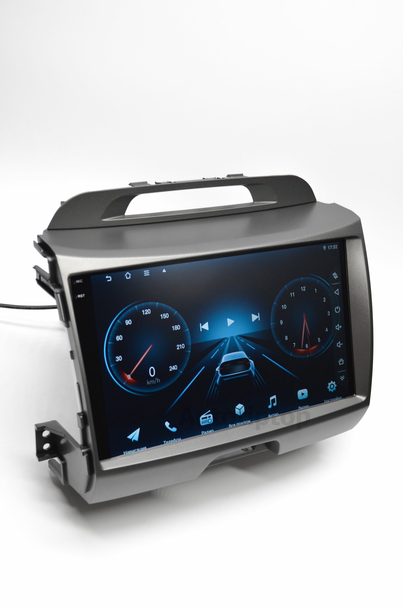 Магнитола для Kia Sportage 3 2010-2014 4/64ГБ, QLED, Carplay, автозвук DSP, GPS Навигация, 9 дюймов