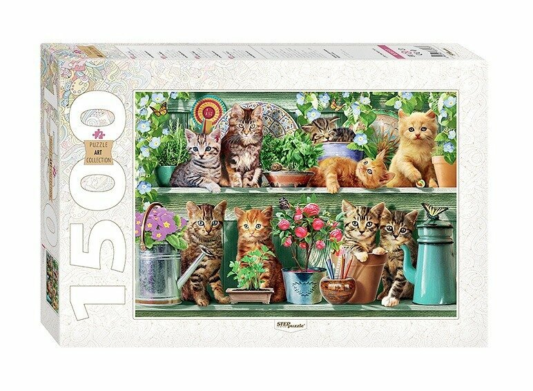 Пазлы Step Puzzle "Котята (new)", 1500 штук (83057)