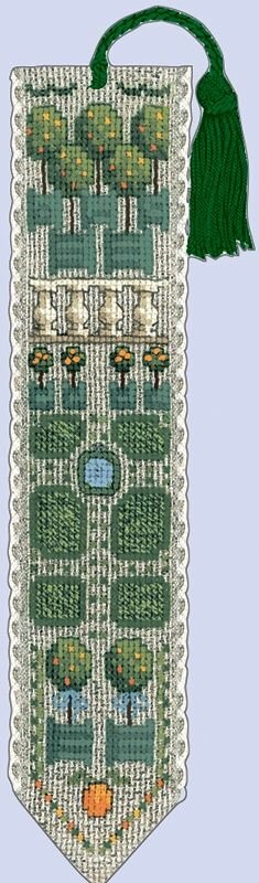 Набор для вышивания Le Bonheur Des Dames Закладка, Orangerie, Оранжерея, 5х20 см (ND. BD.4527)