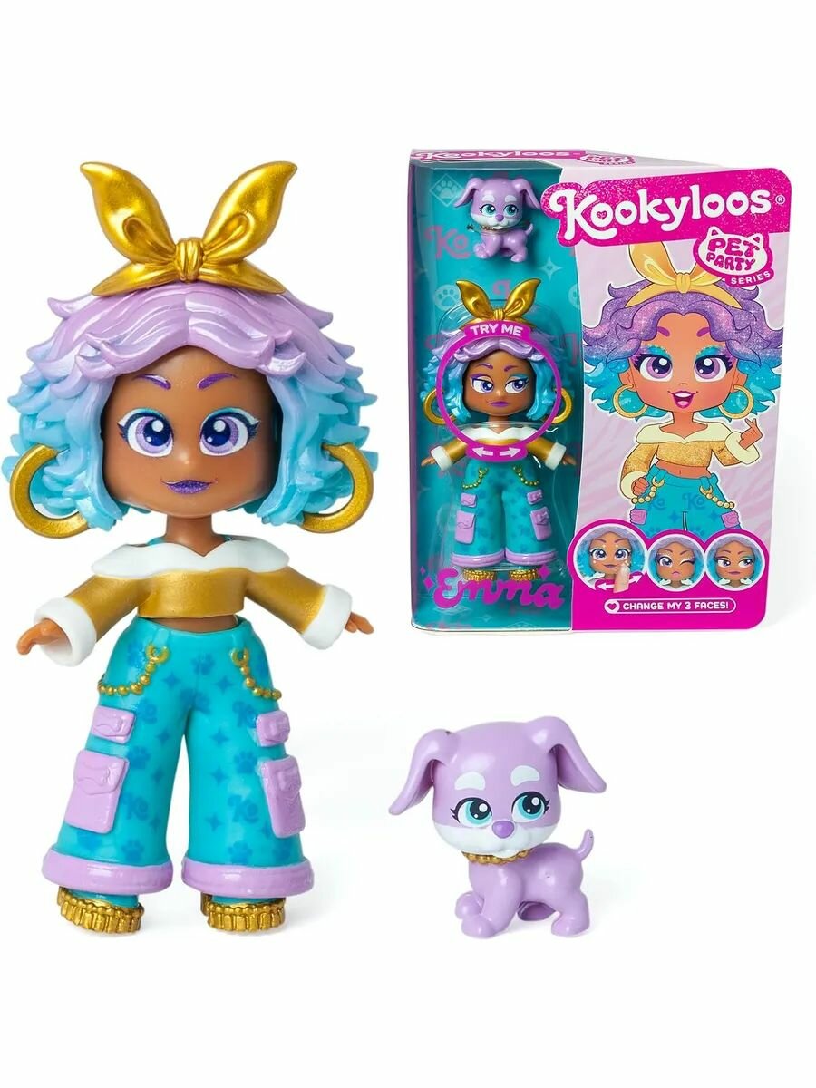 Набор игровой Pets Party Кукла Emma с питомцем