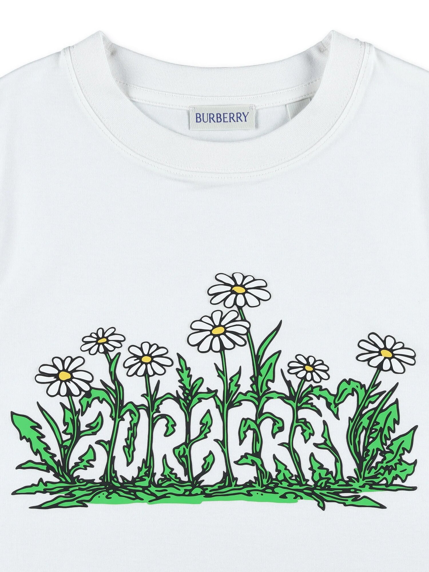 Футболка BURBERRY, размер 4 года, белый — фото 1