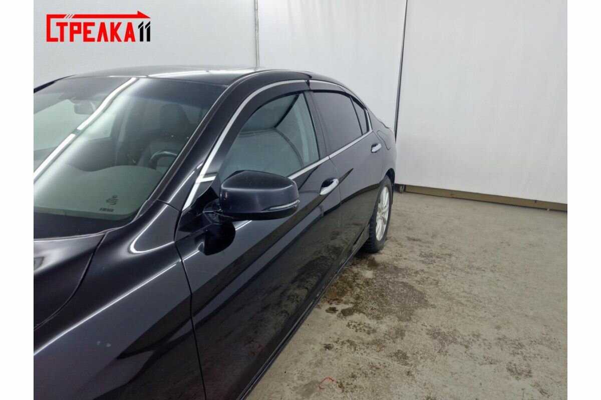 HONDA ACCORD 2012-2015г. в. (IX) - 2D Дефлекторы окон с хром полосой