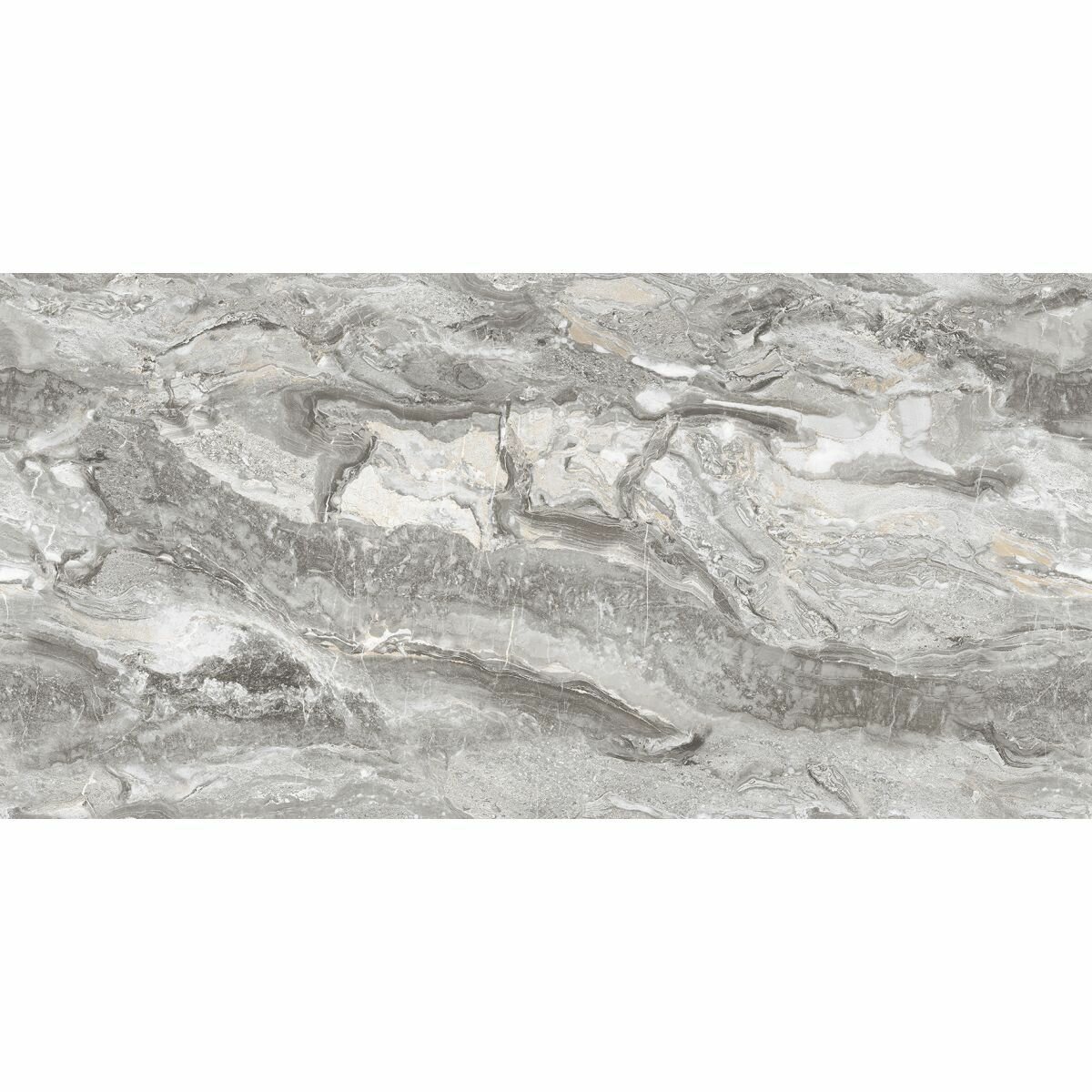 Керамогранит Ceradim (Керадим) Ocean Awesome Grey серый 60х120 см полированный