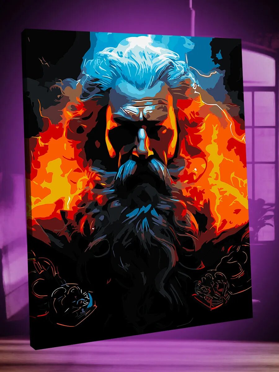 Картина по номерам Скандинавия викинги