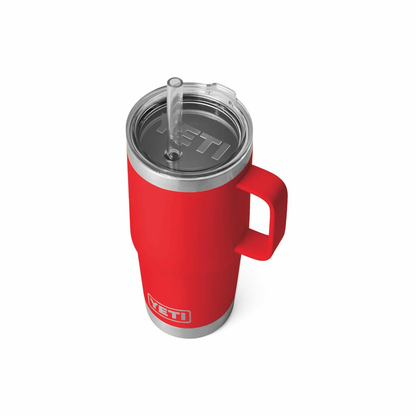 YETI термокружка с трубочкой Rambler (Rescue Red) 739мл