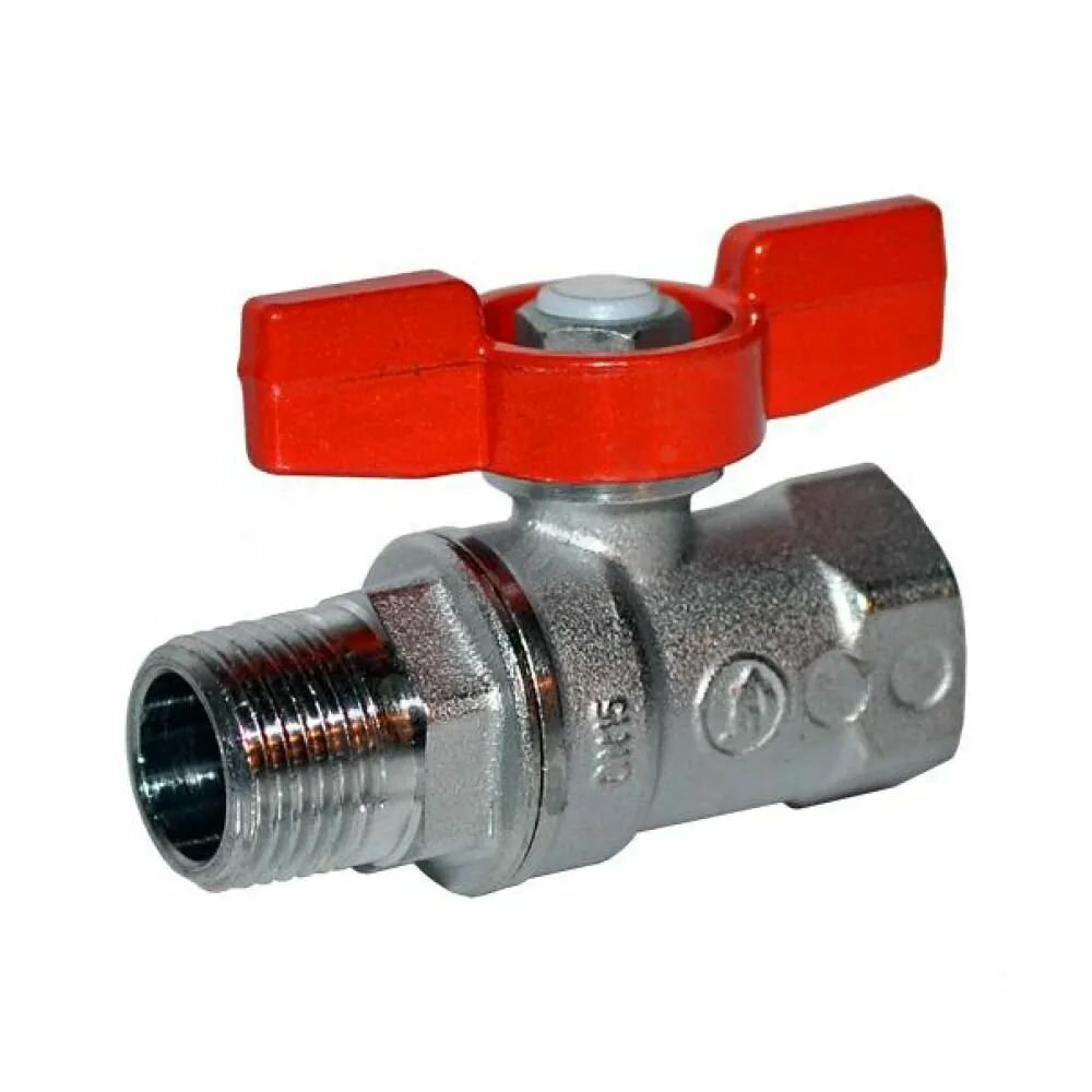 Кран шаровой бабочка Ду 15 Giacomini ВР/НР R254D , для систем отопления, водоснабжения